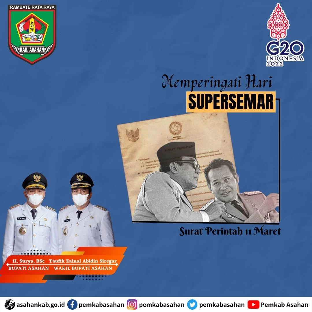 Peringatan Hari Supersemar Tahun 2022 – Portal Resmi Pemerintah ...