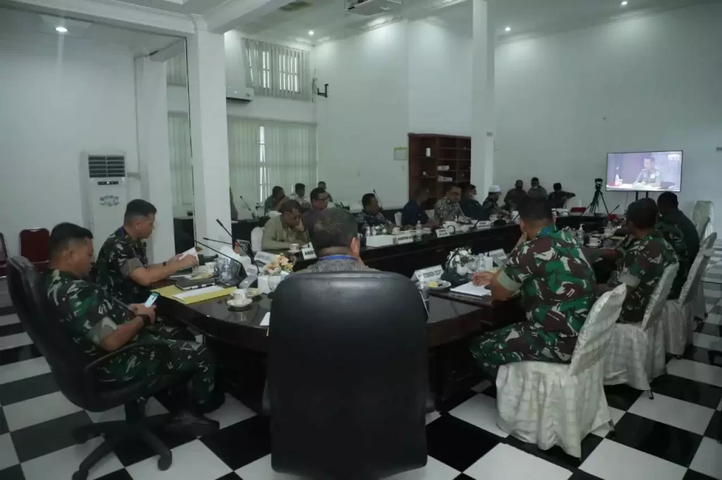 Pemerintah Kabupaten Asahan Ikuti Rakornis TMMD ke -115 secara virtual ...