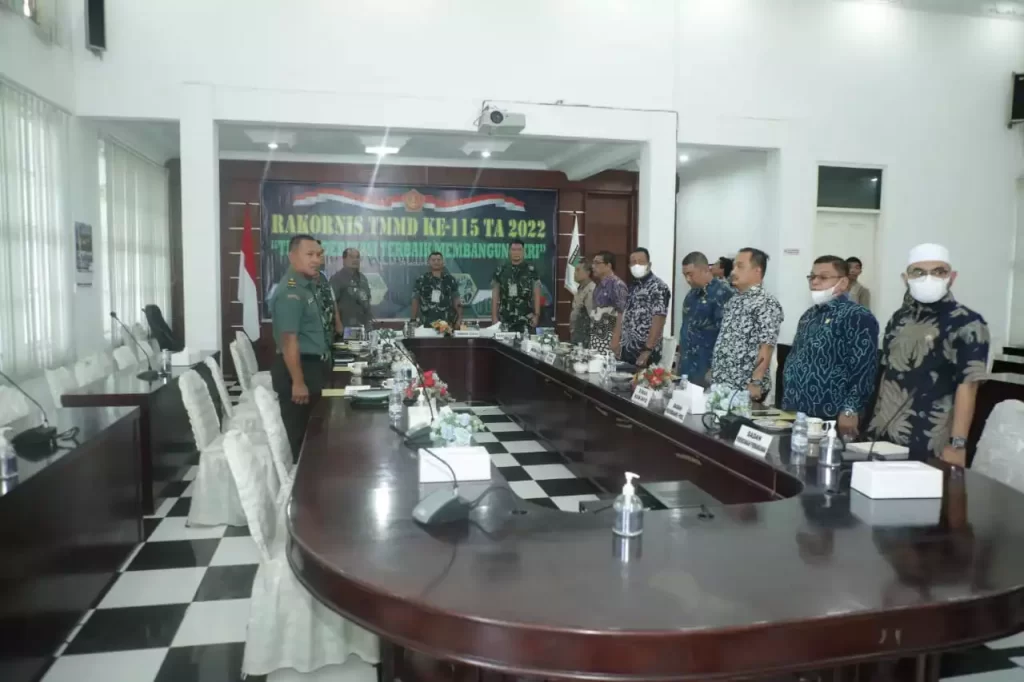 Pemerintah Kabupaten Asahan Ikuti Rakornis TMMD ke -115 secara virtual ...