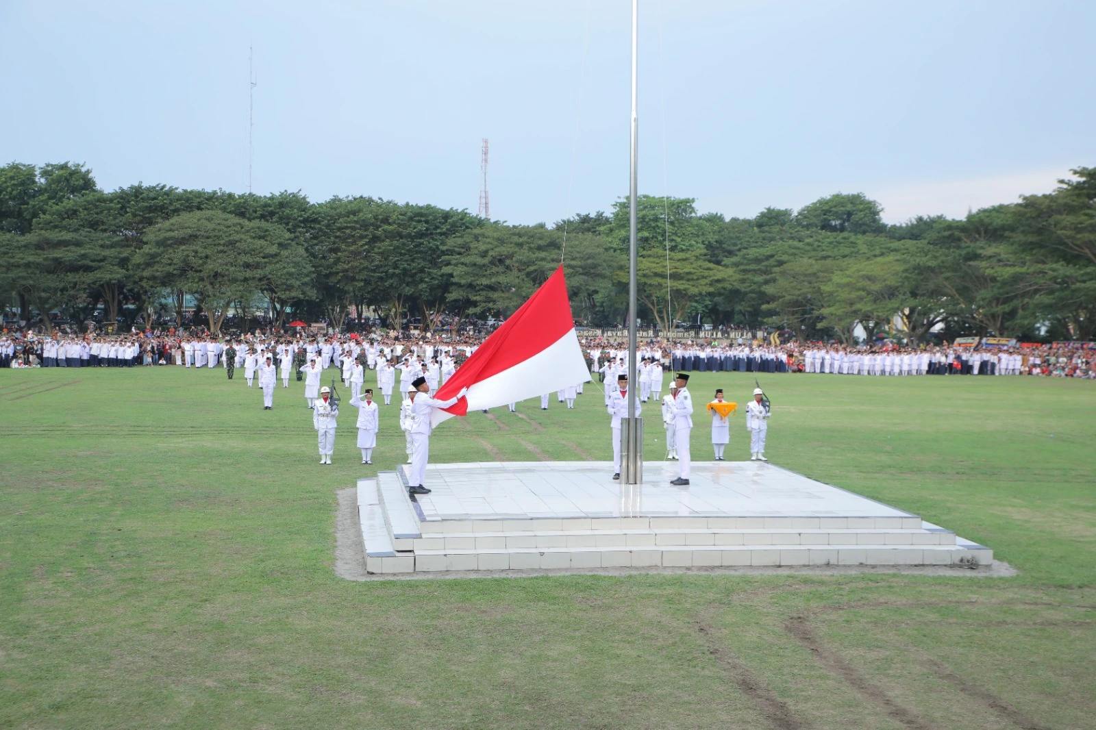 Upacara Penurunan Bendera Merah Putih Tingkat Kabupaten Asahan – Portal ...
